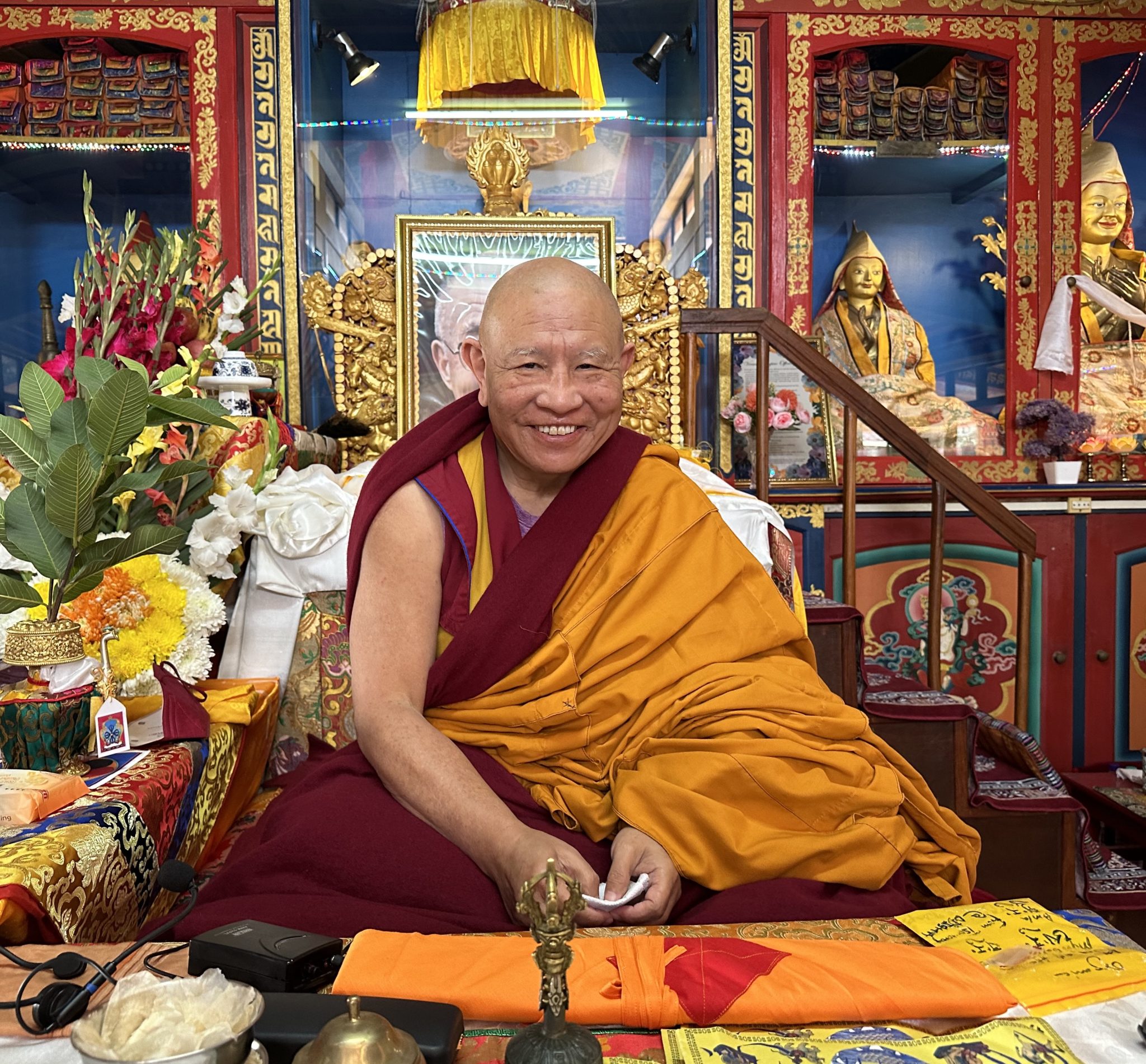 Jhado Tulku Rinpoche's Visit - Nalanda Monastery